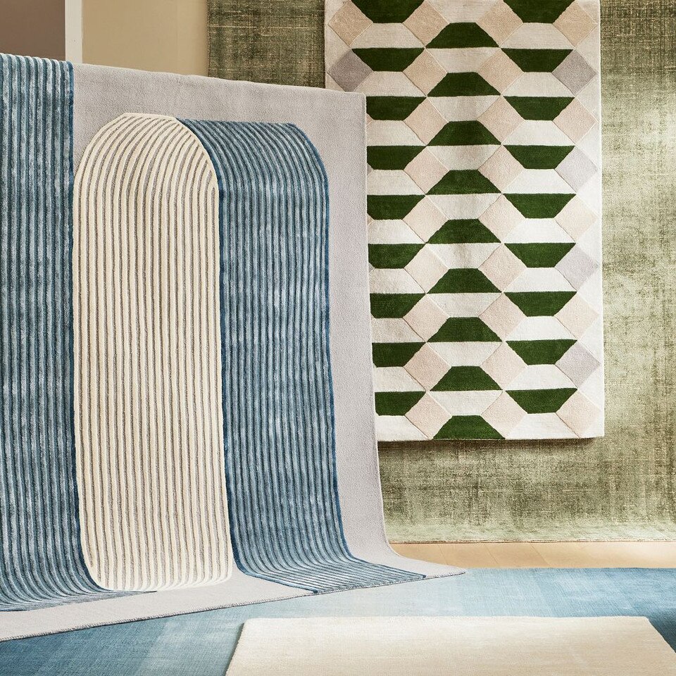 Faceted Tile Rug | West Elm UK