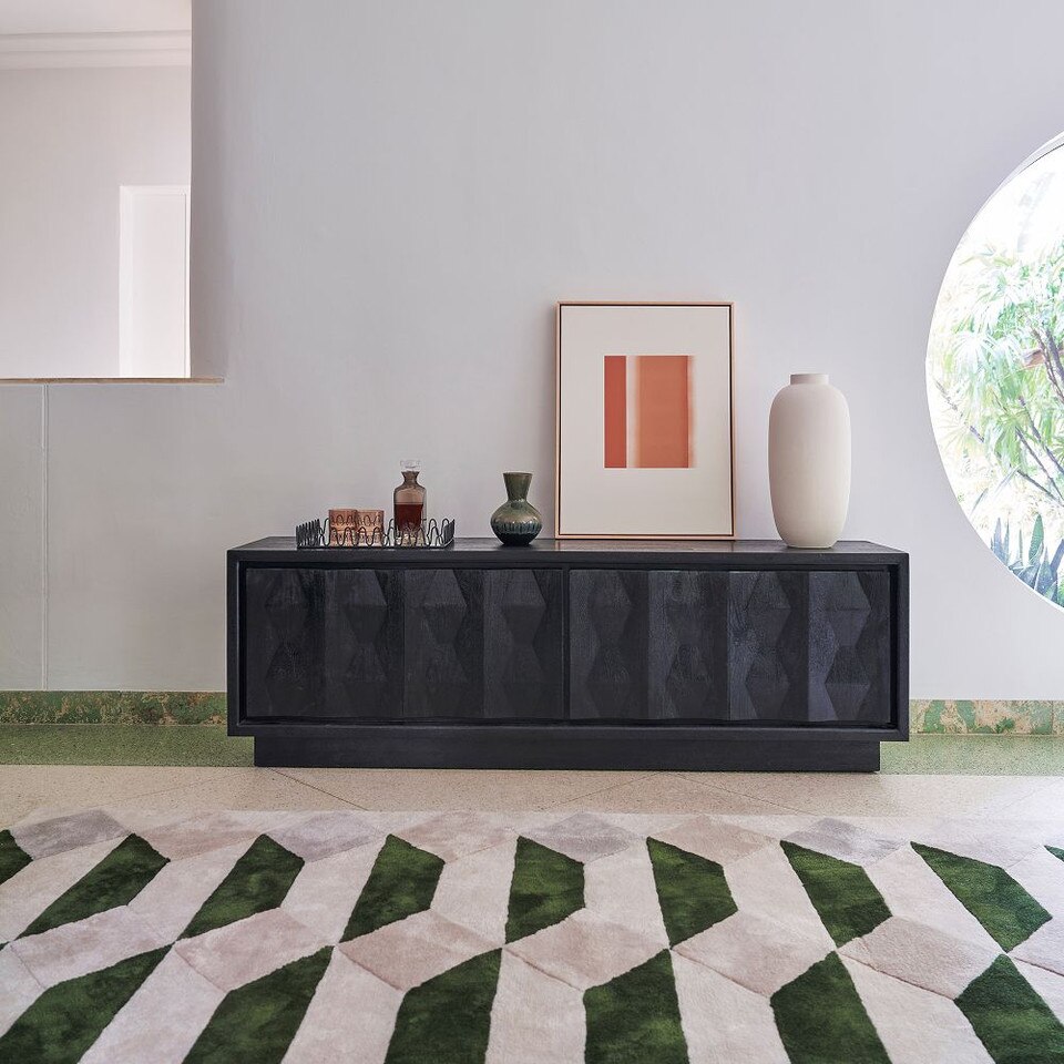 Faceted Tile Rug | West Elm UK