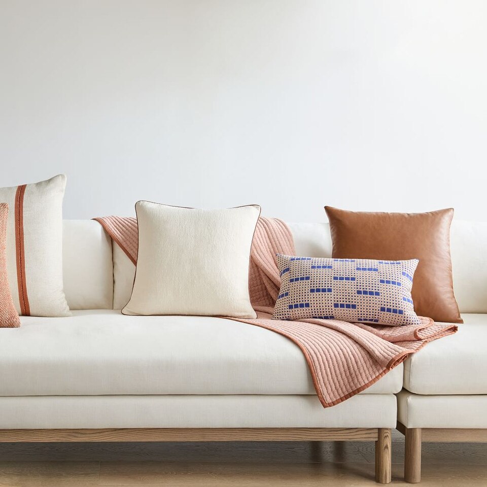 Fade Grid Cushion Cover | West Elm UK