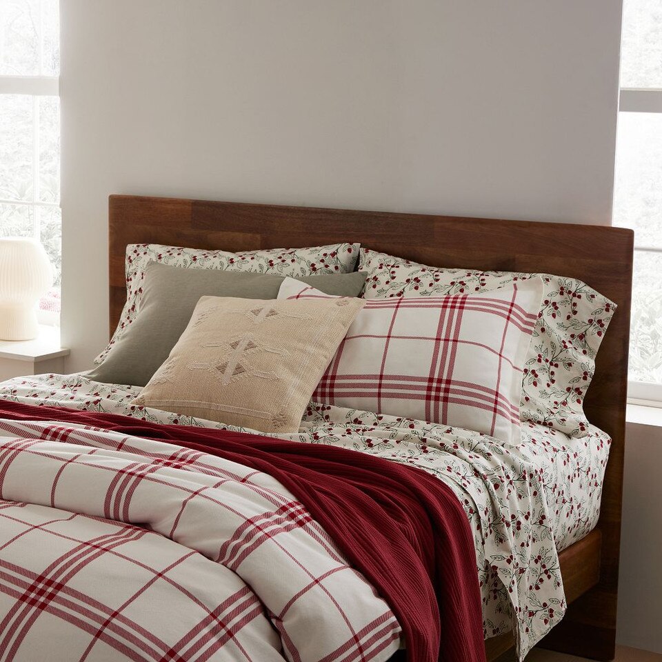 Farmhouse Plaid Duvet Cover & Pillowcases | West Elm UK
