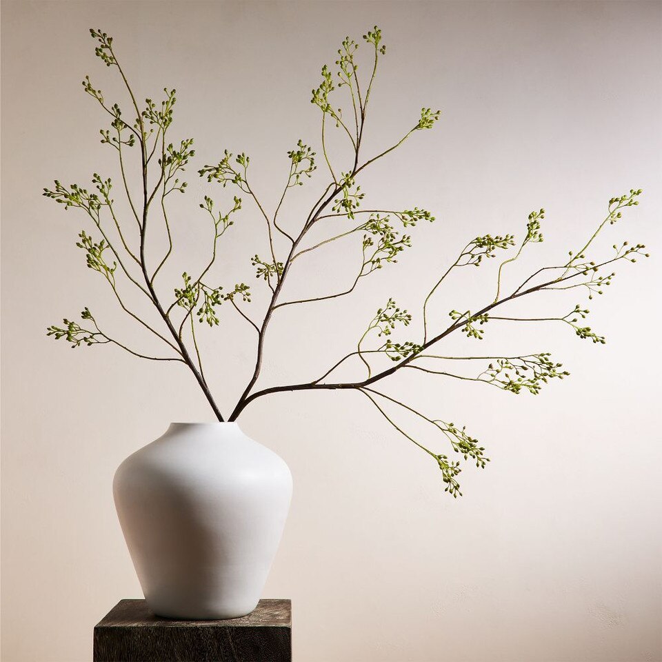 Faux Rosehip Branch - Modern Botanical Decor | West Elm UK