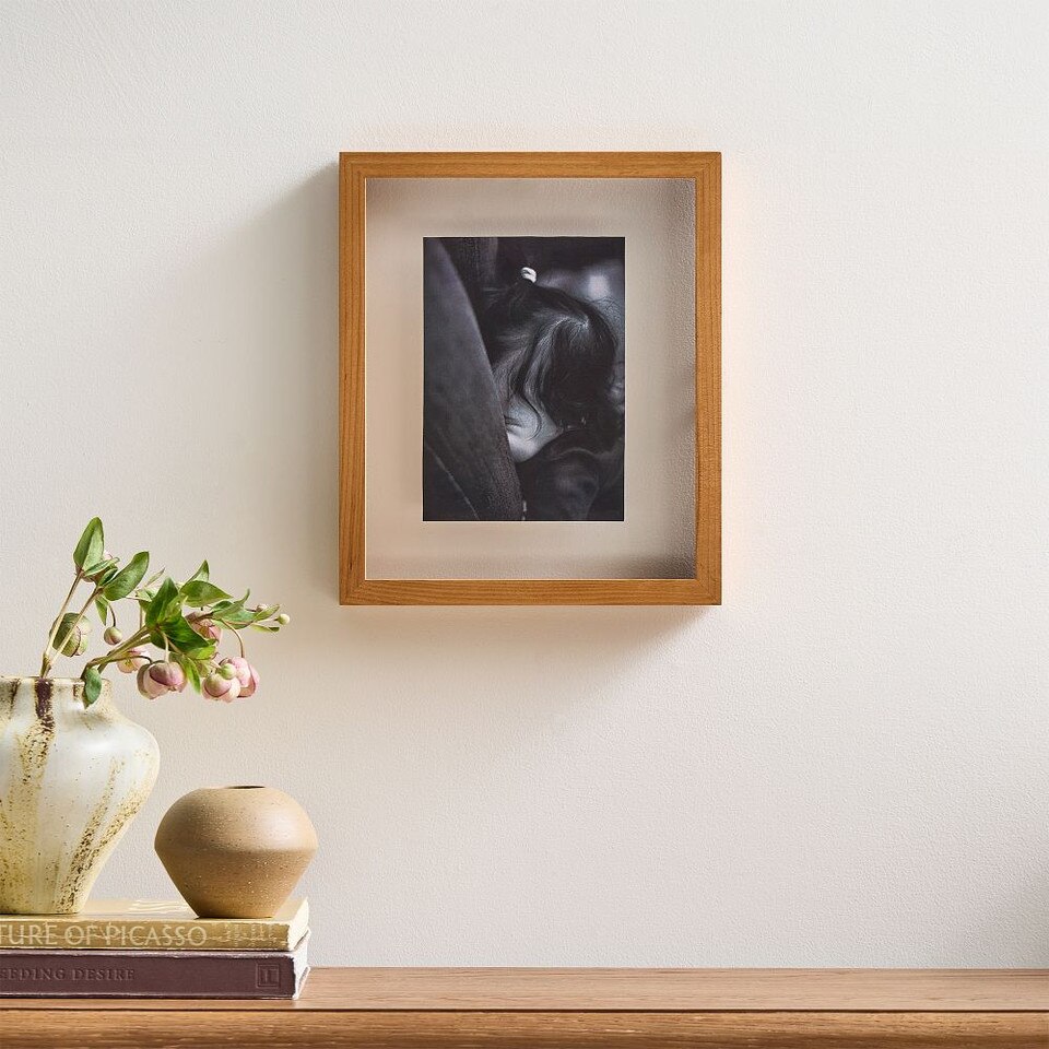 Floating Wood Gallery Frames - Modern Art Display | West Elm UK