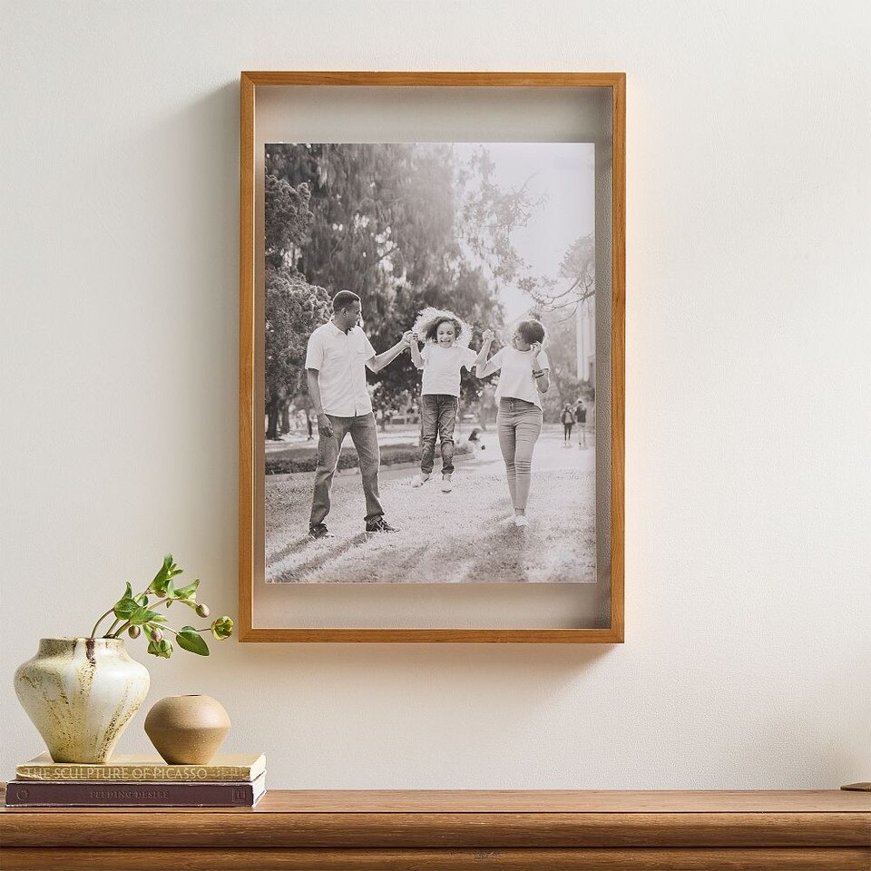 Floating Wood Gallery Frames - Modern Art Display | West Elm UK