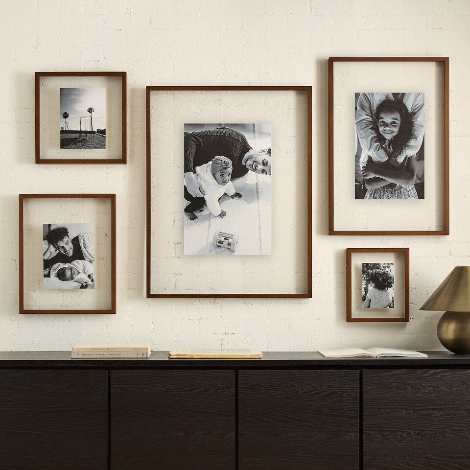 Floating Wood Gallery Frames - Modern Art Display | West Elm UK