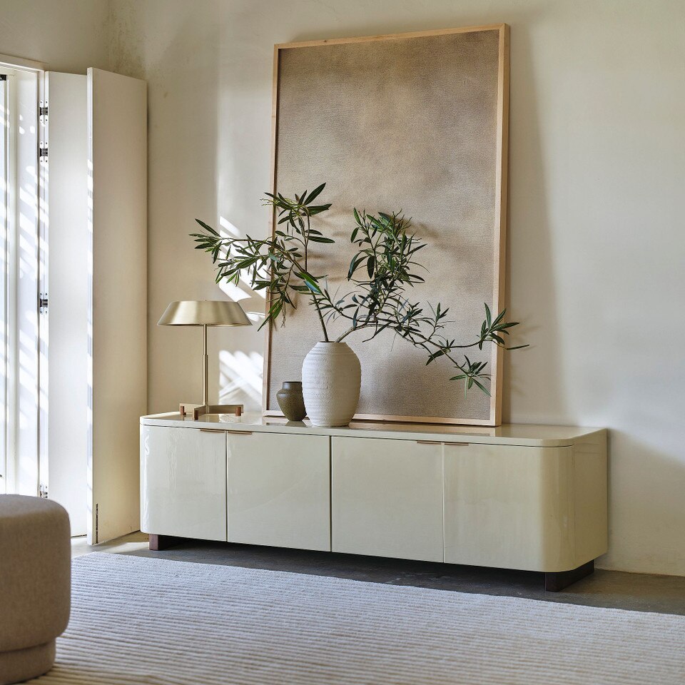 Flowing Lines Carved Wool Rug | West Elm UK