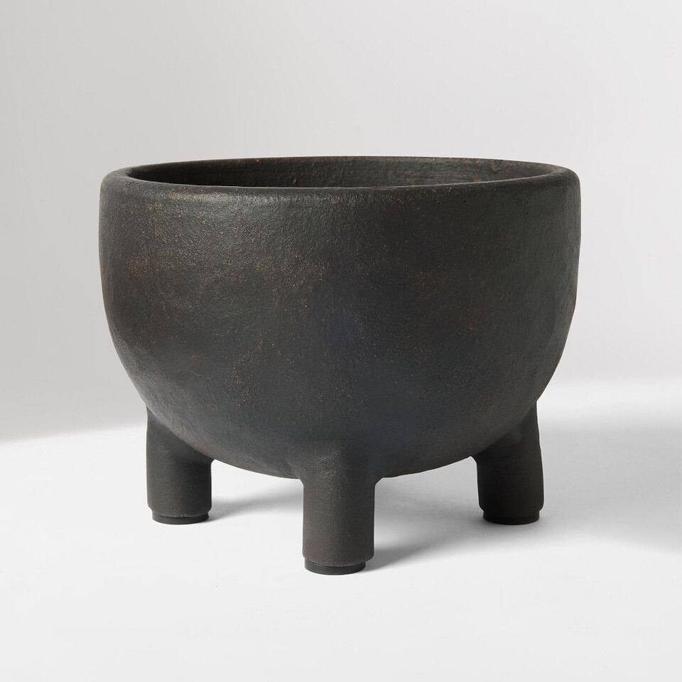 Form Studies Ceramic Footed Planters | West Elm UK