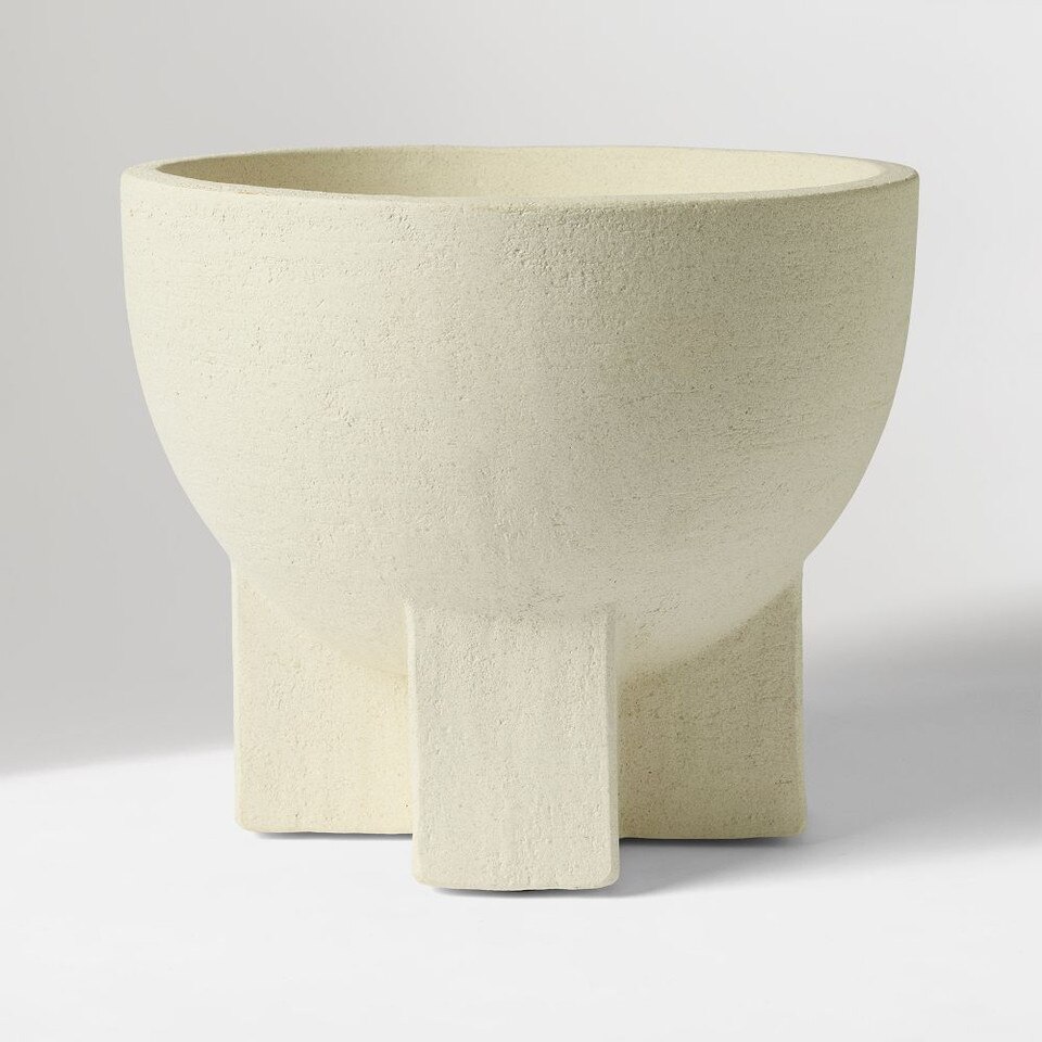 Form Studies Ceramic Footed Planters | West Elm UK