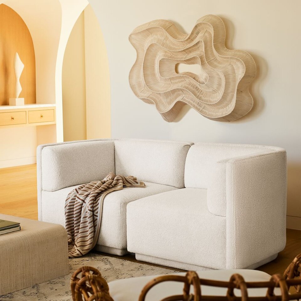 Geode Fibre Wall Art - Bohemian Style Decor | West Elm UK