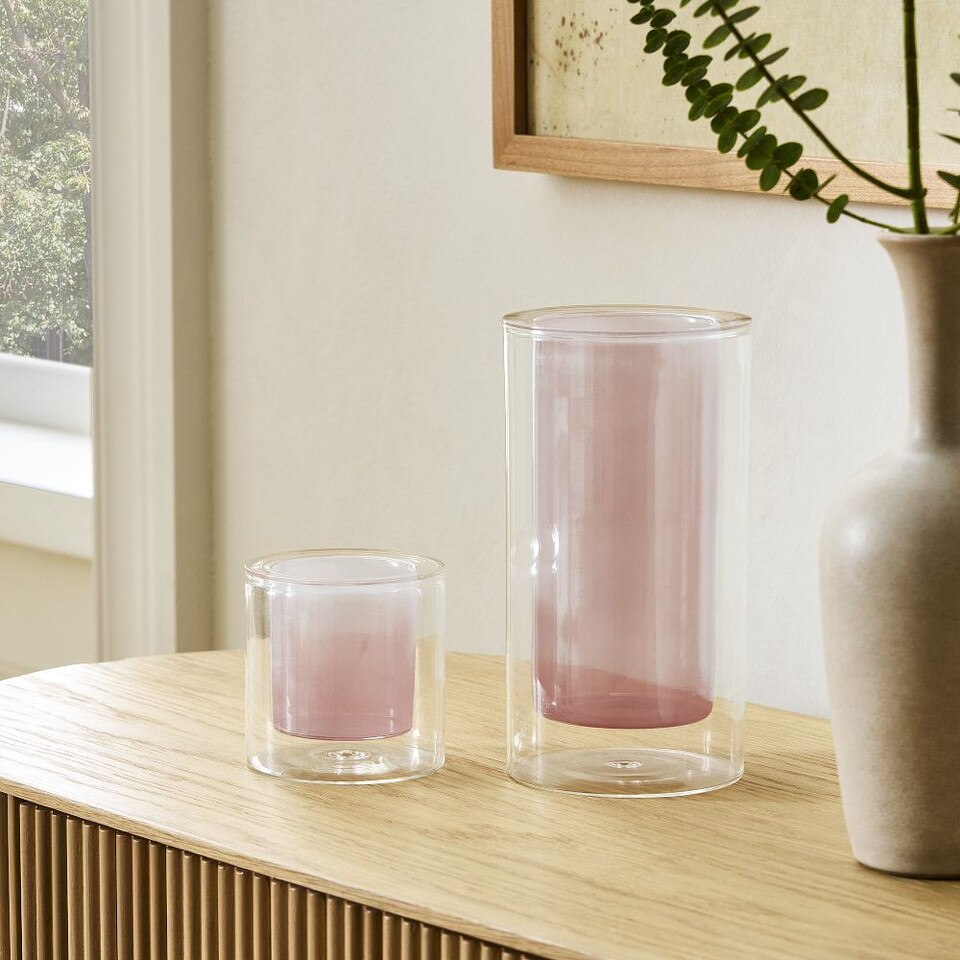 Gill Glass Candleholders - West Elm UK