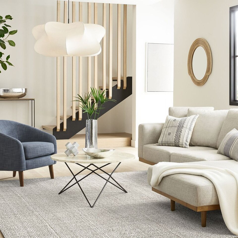 West Elm Glimmer Rugnull