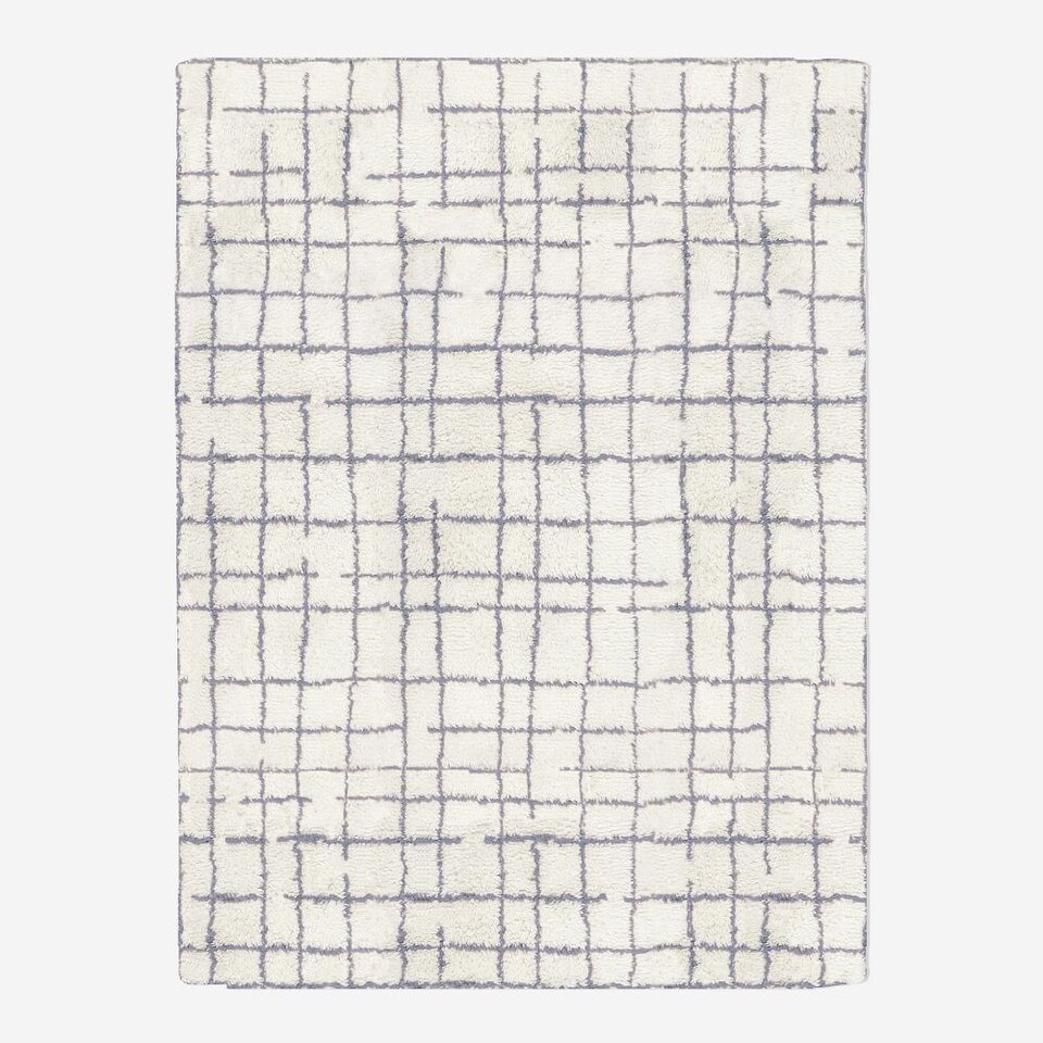 Grid Shag Rug | West Elm UK