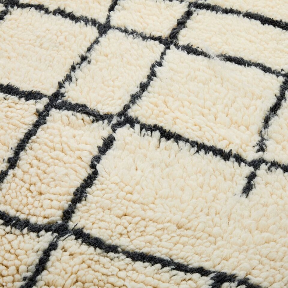 Grid Shag Rug | West Elm UK