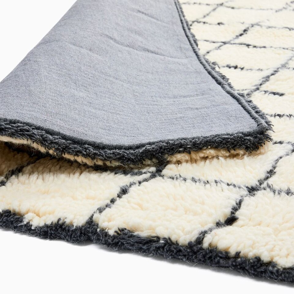 Grid Shag Rug | West Elm UK