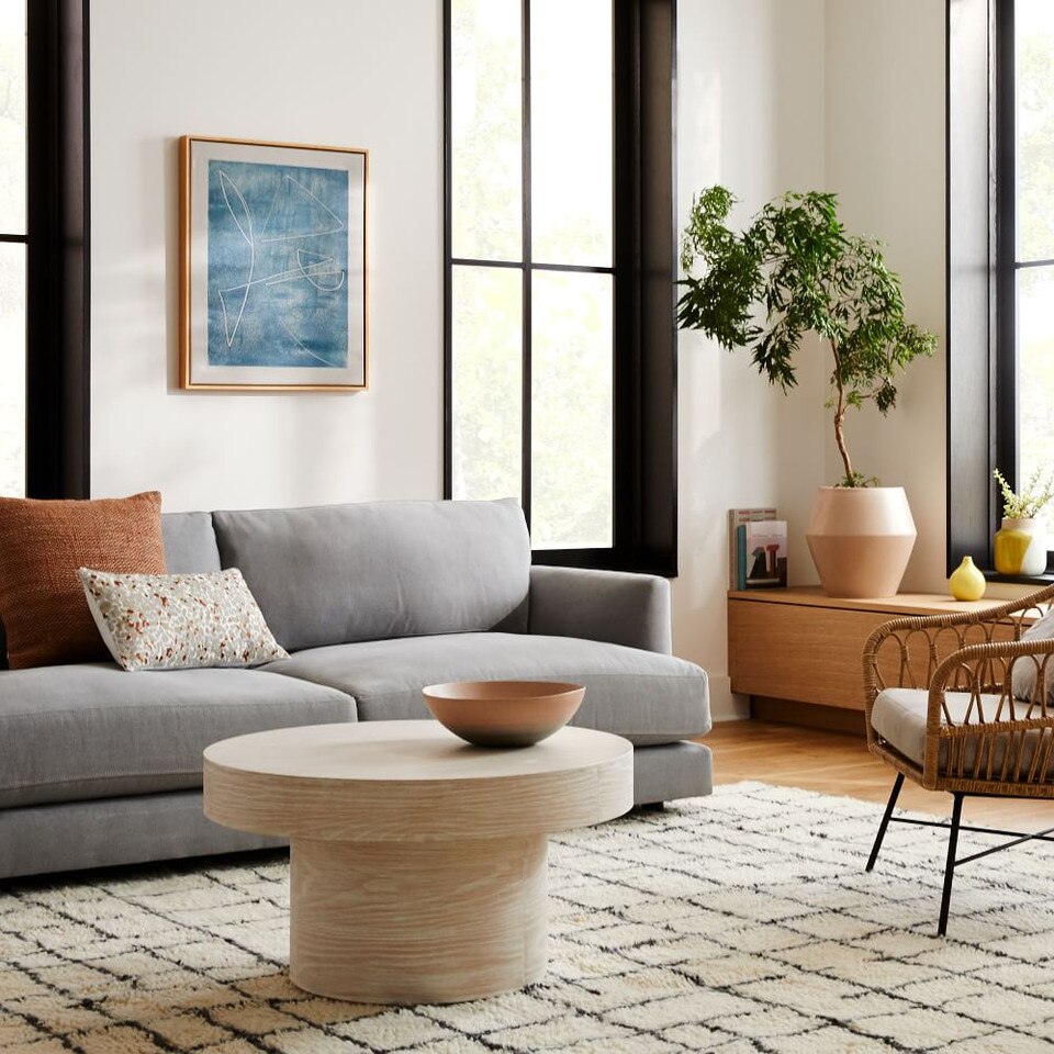 Grid Shag Rug | West Elm UK