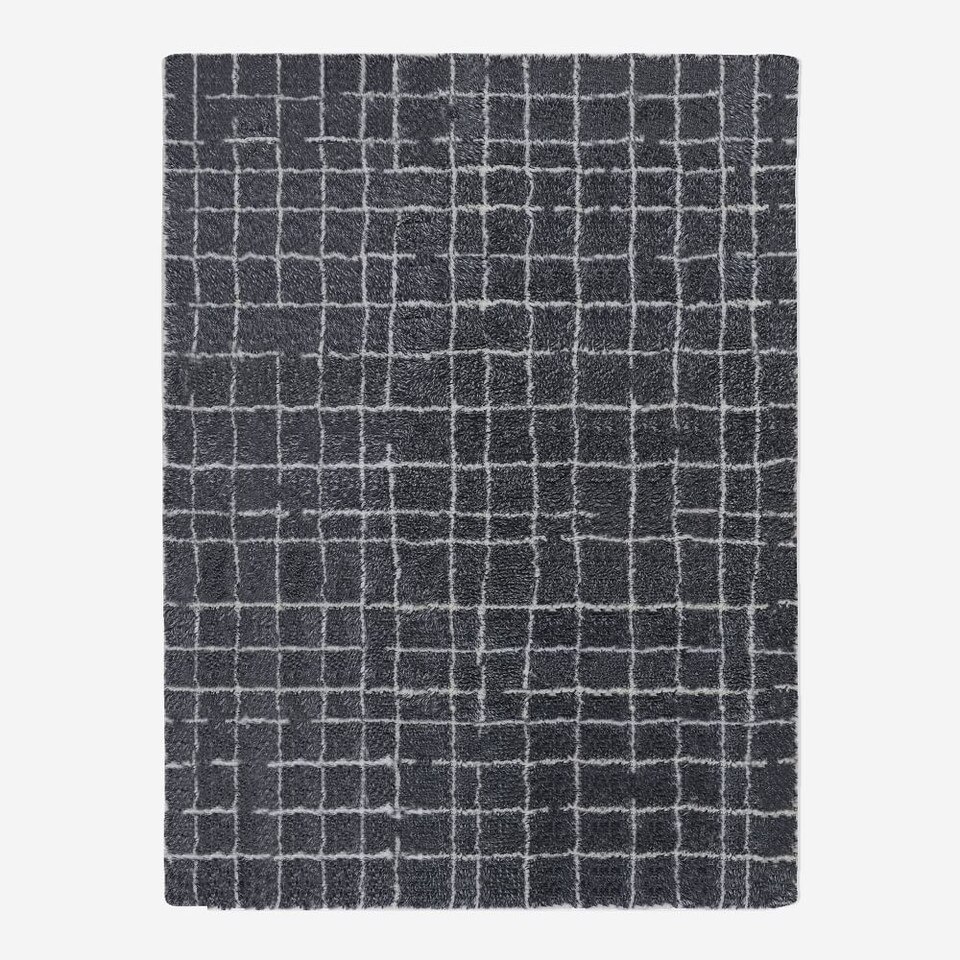 Grid Shag Rug | West Elm UK