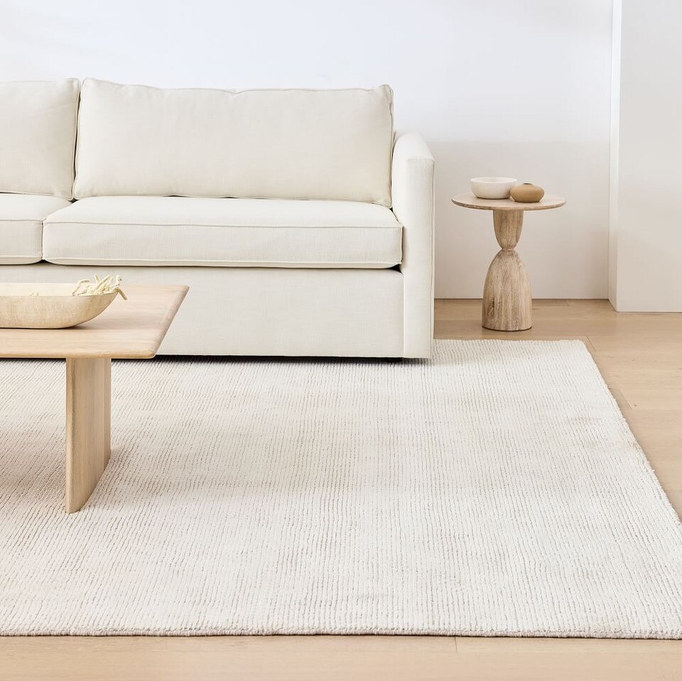 Grooves Easy-Care Rug - West Elm UK