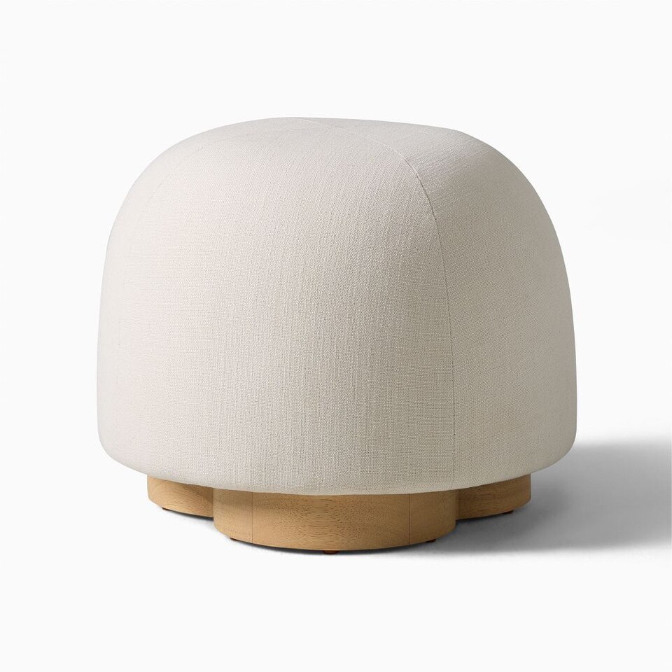 Gumdrop Swivel Footstool Ottoman | West Elm UK
