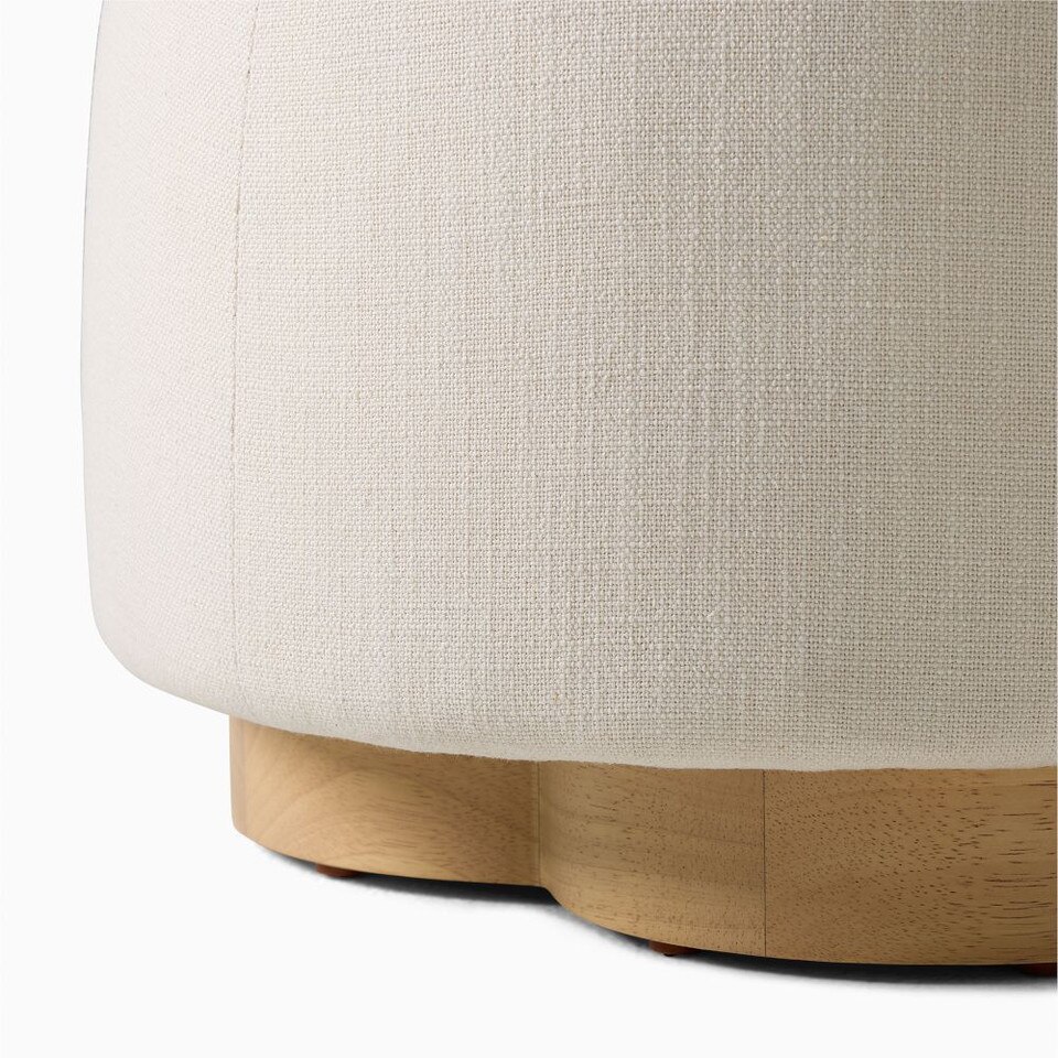 Gumdrop Swivel Footstool Ottoman | West Elm UK