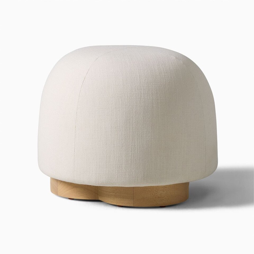 Gumdrop Swivel Footstool Ottoman | West Elm UK