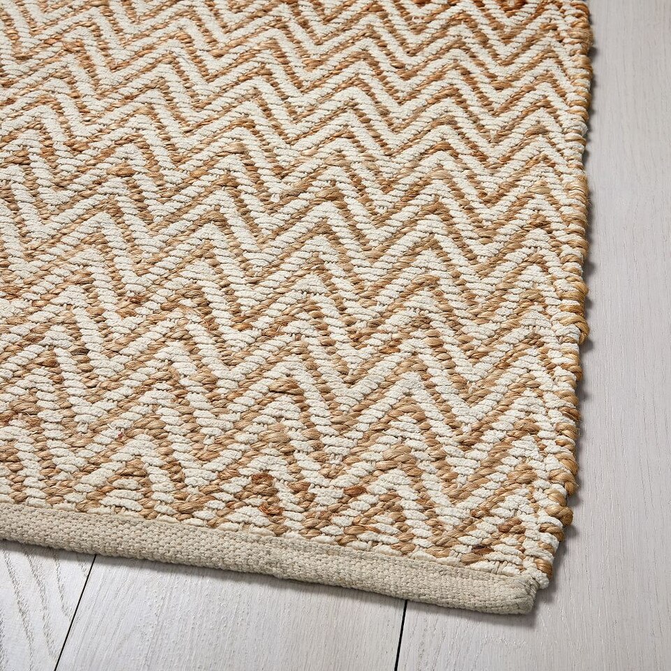 Jute Chenille Herringbone Rug | west elm United Kingdom