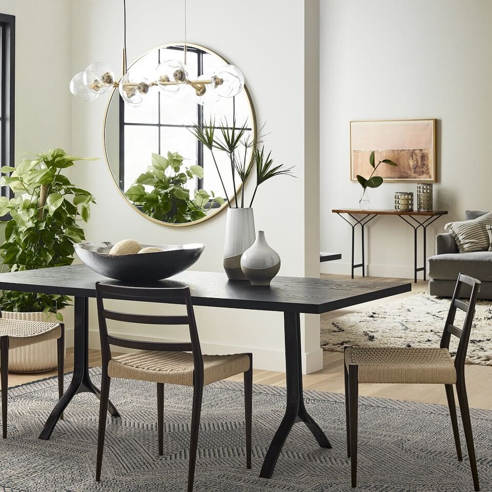 Indra Rug - Modern Viscose & Cotton Flatweave | West Elm UK