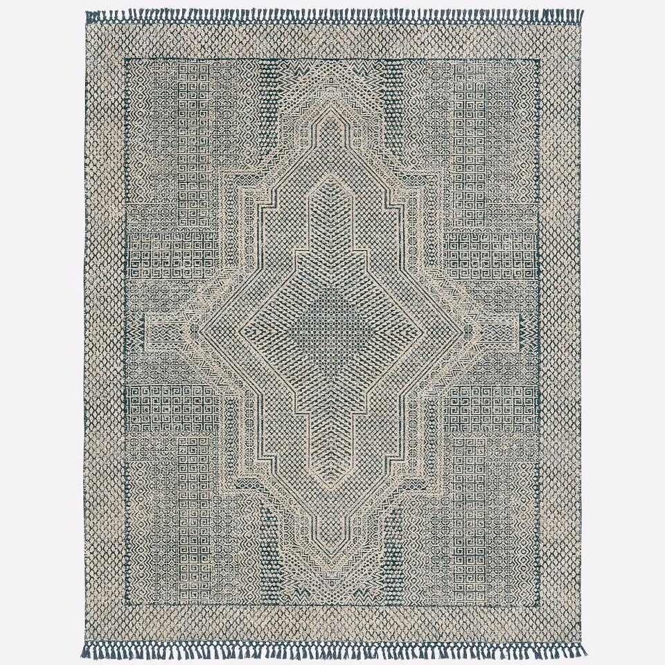 Indra Rug - Modern Viscose & Cotton Flatweave | West Elm UK