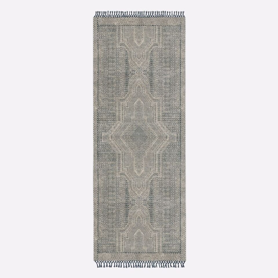 Indra Rug - Modern Viscose & Cotton Flatweave | West Elm UK