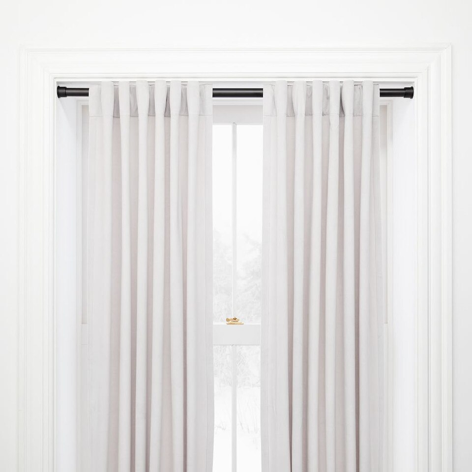 Inside Mount Curtain Rod - Antique Bronze | west elm United Kingdom
