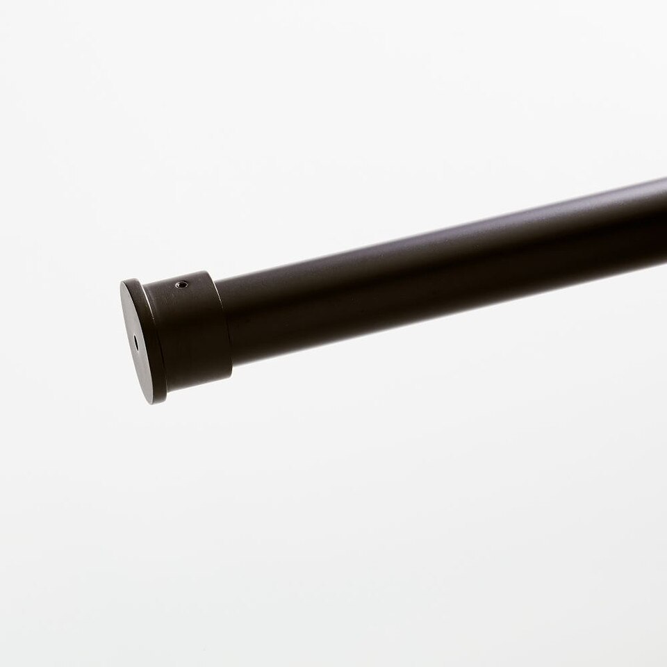 Inside Mount Curtain Rod - Antique Bronze | west elm United Kingdom