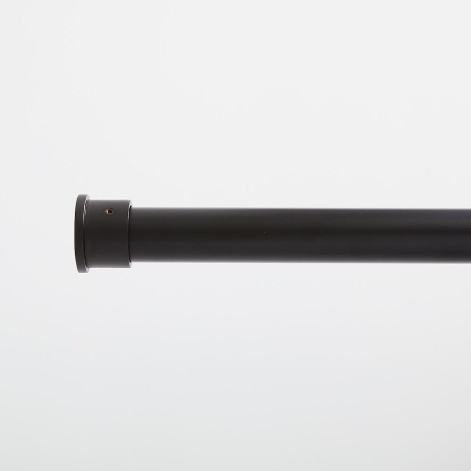 Inside Mount Curtain Pole - Antique Bronze | West Elm UK