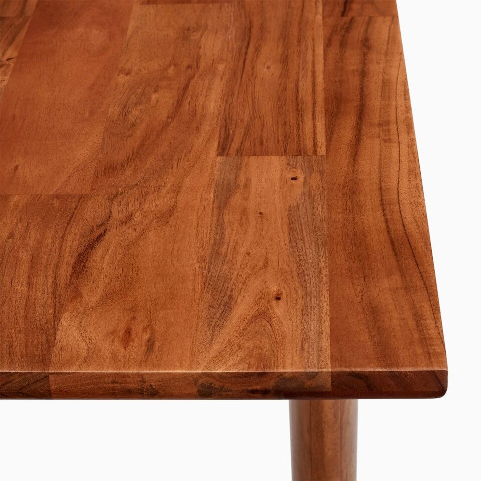 Keira Solid Wood Expandable Dining Table (152 cm - 203 cm) | West Elm UK