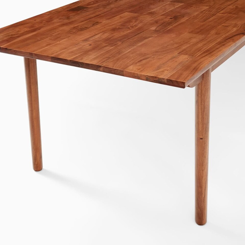 Keira Solid Wood Expandable Dining Table (152 cm - 203 cm) | West Elm UK