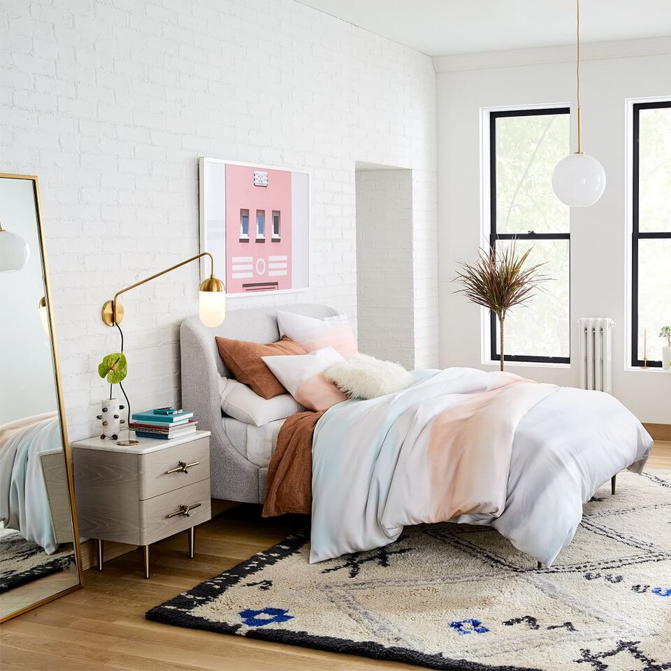 Lana Upholstered Bed | west elm United Kingdom