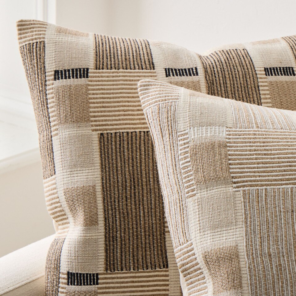 Layered Blocks Cushion Cover | West Elm UK