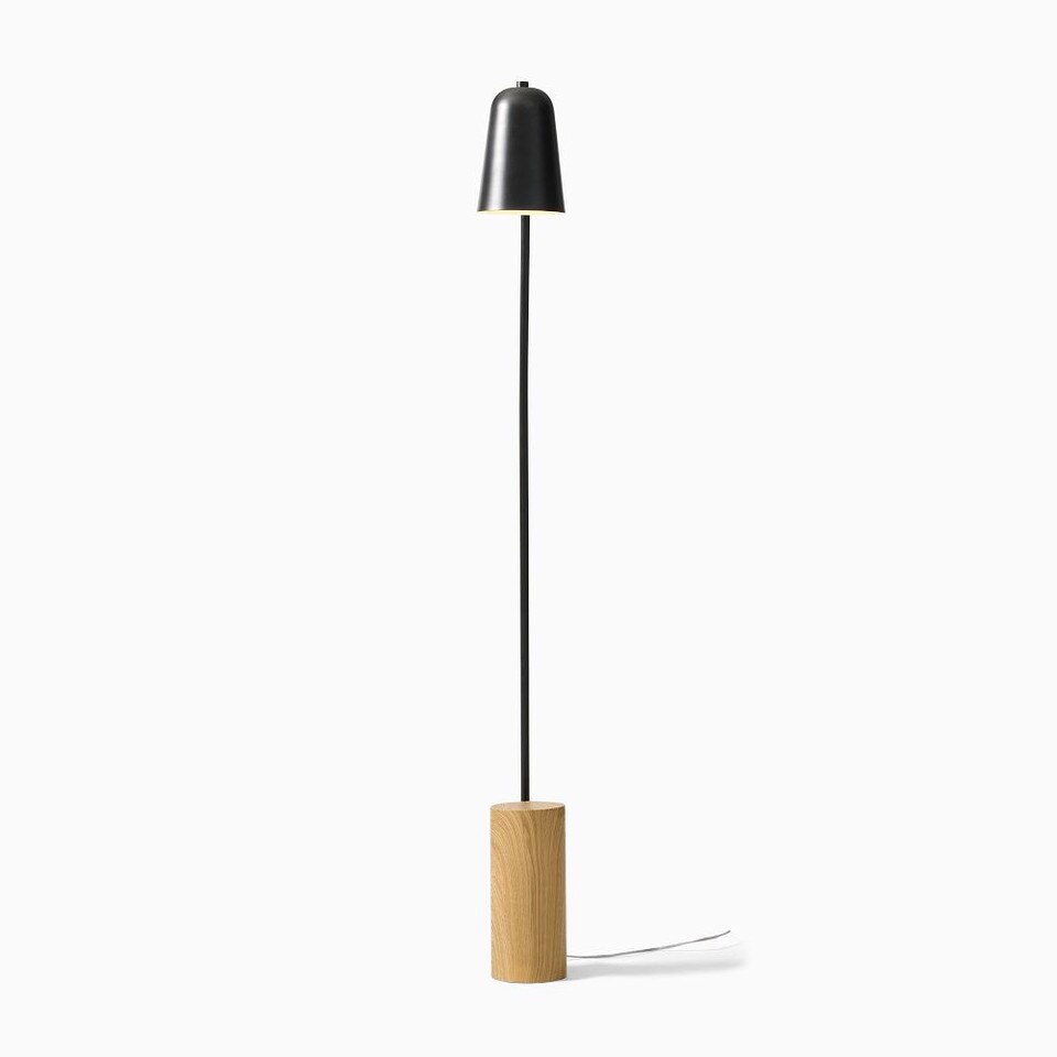 Liam Floor Lamp - Modern Wood & Metal Design | West Elm UK