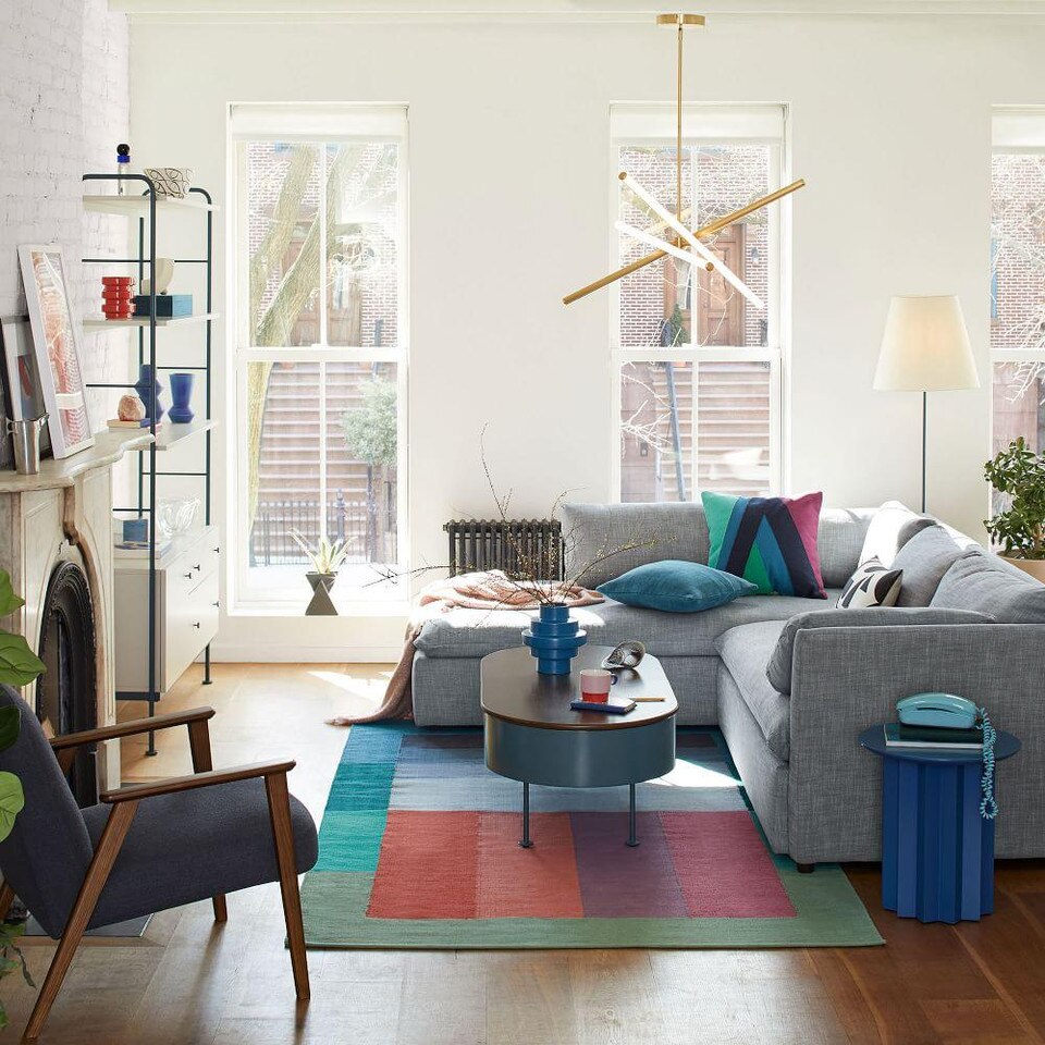 Light Rods LED Chandelier - West Elm UK