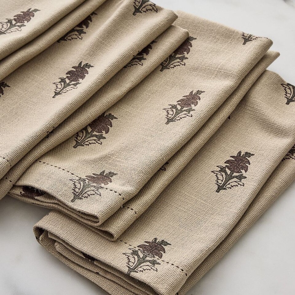 Liliana Napkin Sets - Eco-Friendly Cotton Napkins | West Elm UK