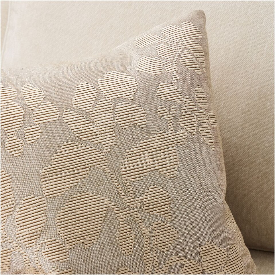 Linework Botanical Cushion Cover - Modern Artisanal Design | West Elm UK