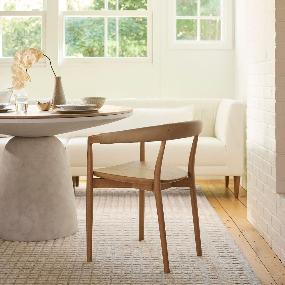 Loomed Grid Wool Rug | West Elm UK