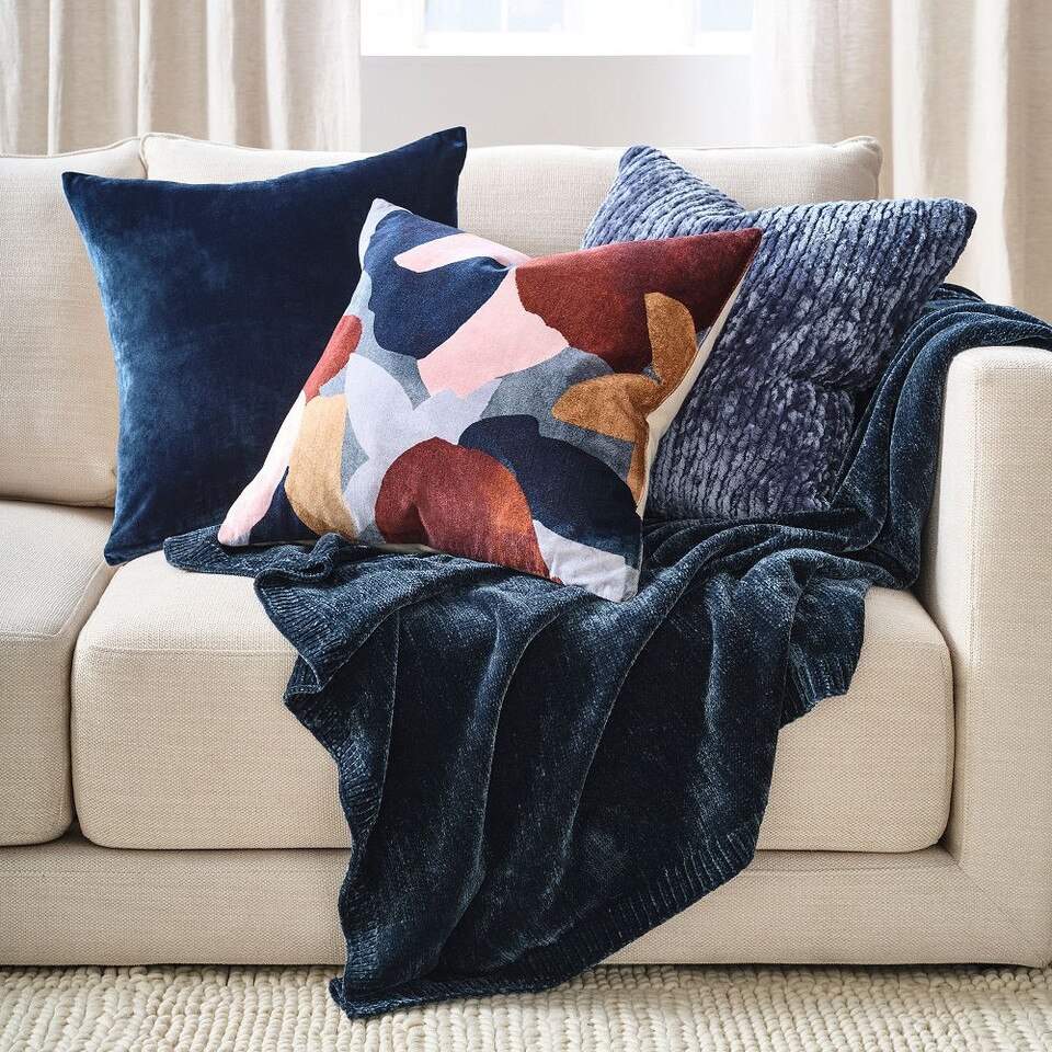 Luxe Chenille Throws - West Elm UK