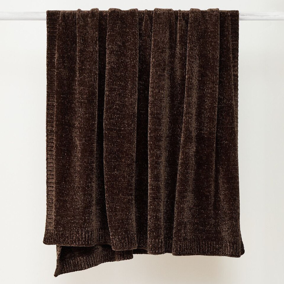 Luxe Chenille Throws - Soft, Stylish & Washable | West Elm UK