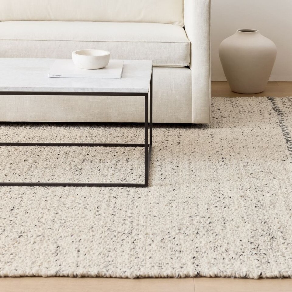 Marled Texture Chunky Rug | West Elm UK