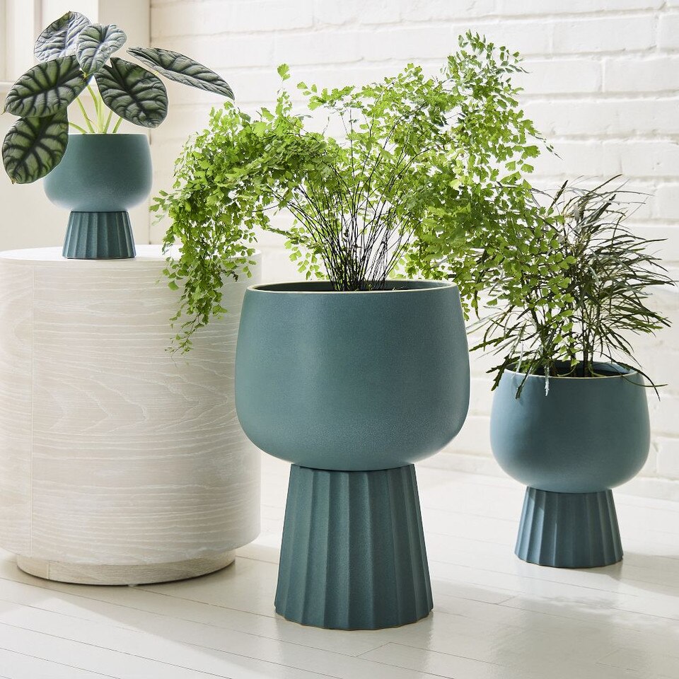Marta Ceramic Planters - West Elm UK