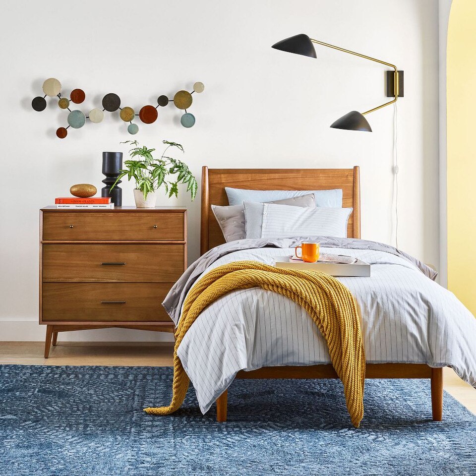 Mid-Century 3-Drawer Changing Table (91 cm) - West Elm UK