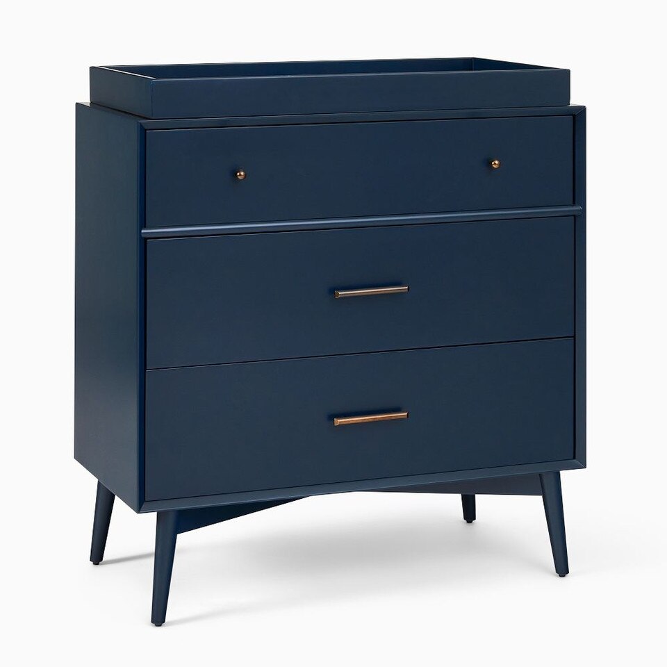 Mid-Century 3-Drawer Changing Table (91 cm) | West Elm UK