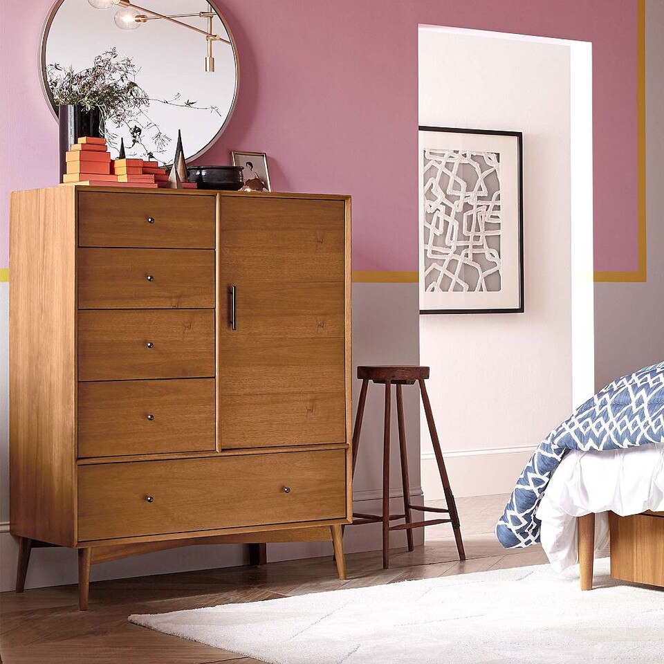 Mid-Century Chifforobe (102 cm) - West Elm UK