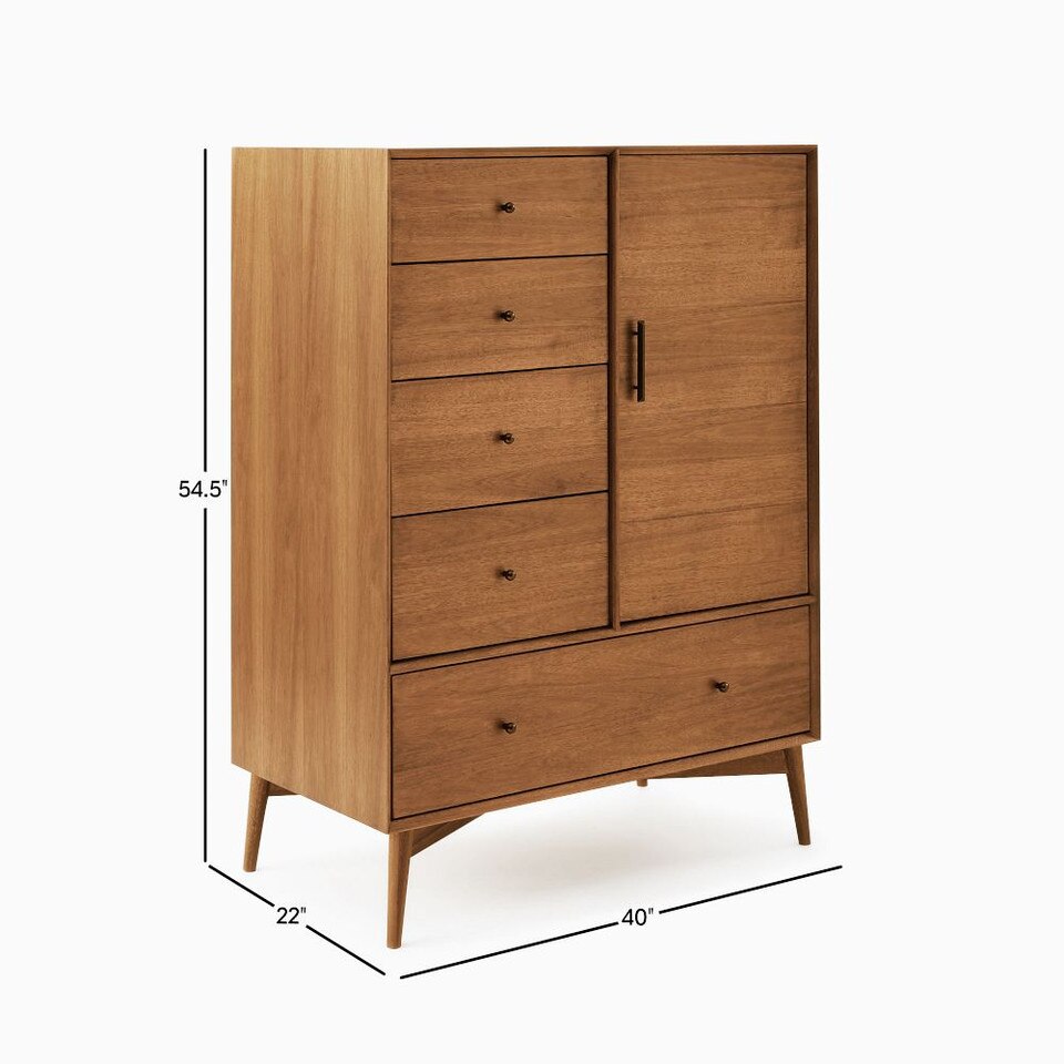 Mid-Century Chifforobe (102 cm) - West Elm UK