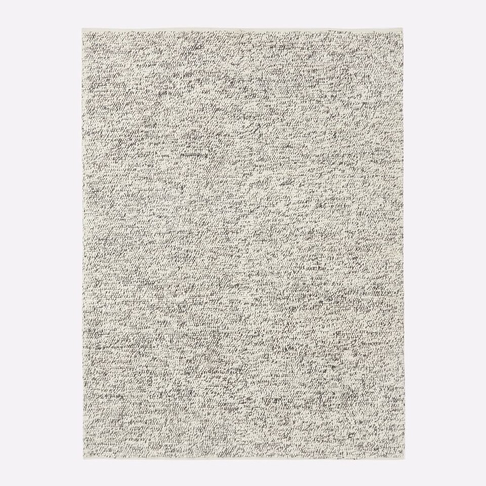 Mini Pebble Wool Jute Rug | West Elm UK