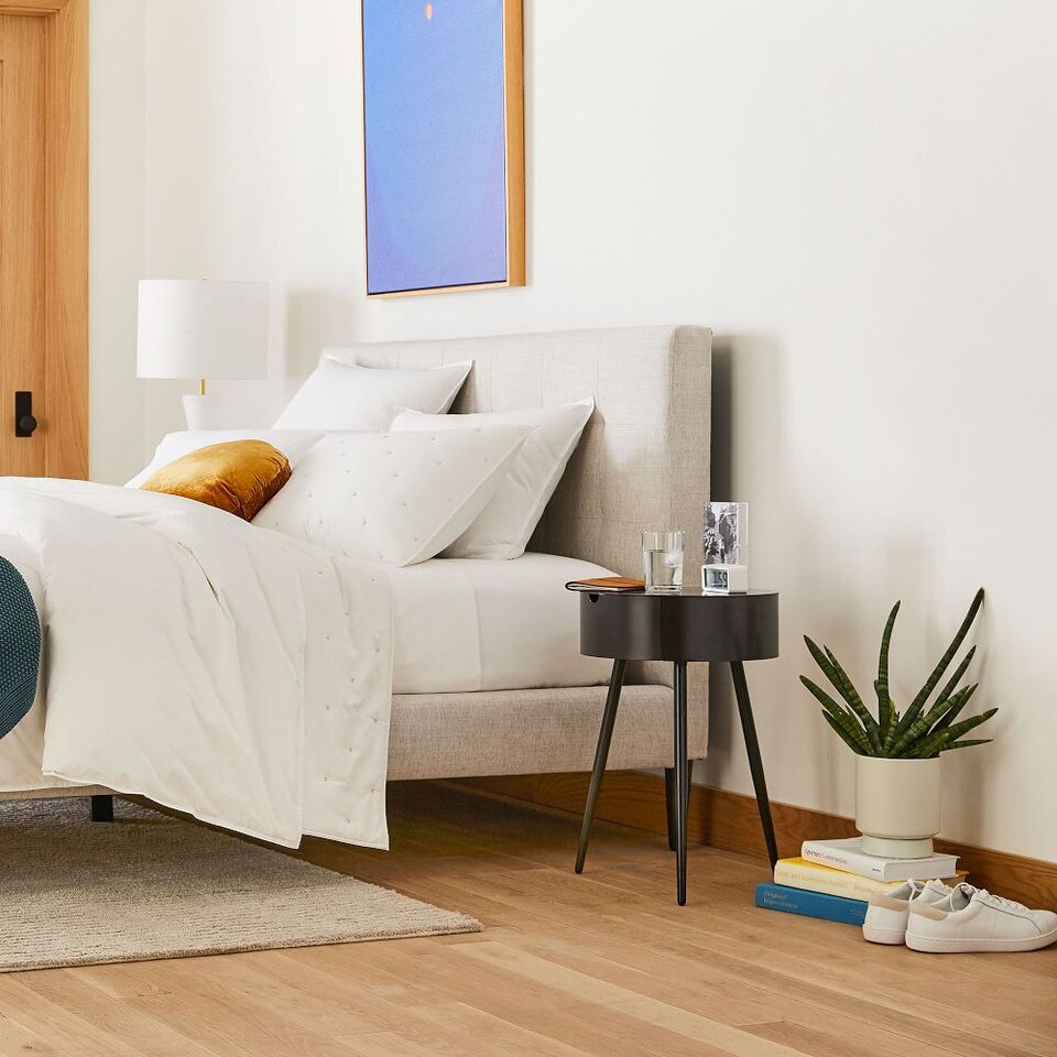 Mitzi Bedside Table - Antique Bronze - West Elm UK