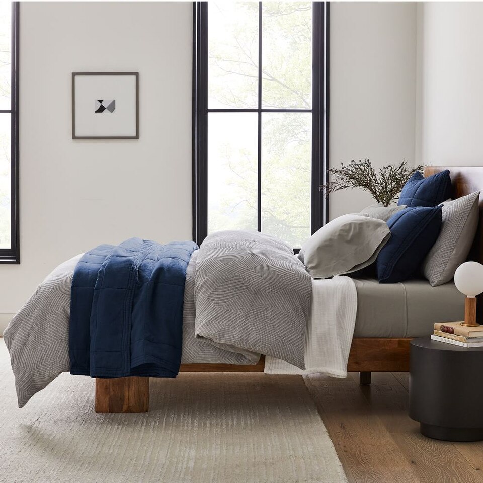 Modern Geo Duvet Cover & Pillowcases - 100% Cotton | West Elm UK